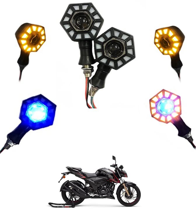 RKPSP i64/12V Turn Signal Bike Indicators/Running Lights For TVS-Apache ...