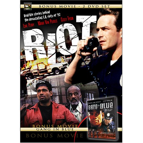 Amazon.com: Riot with Bonus DVD: Gang in Blue : Luke Perry, Mario Van ...