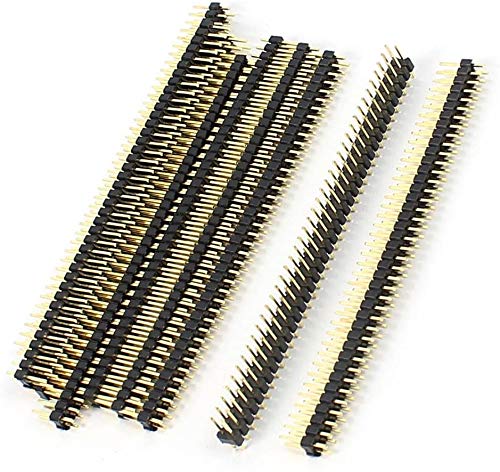 REES52 10pcs Pcb Header 2x40Pin 2.54mm Dual Row Straight Male Header ...