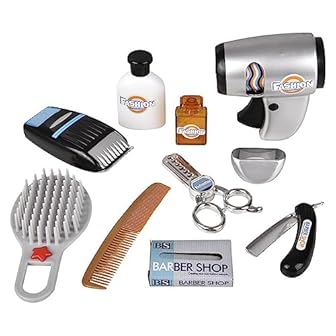 Barber Supplies Pretend Play Set - Forest & Twelfth Barber Equipment ...