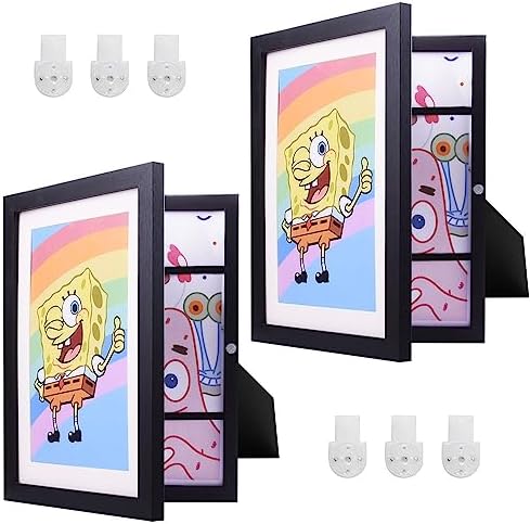 Amazon.com: Kids Art Frame, Kids Artwork Frames Changeable 8.3 X11.8 ...
