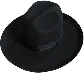 Amazon.com: Adult Wool Top Hat Israeli Jewish Hat/Felt Hat with Big ...