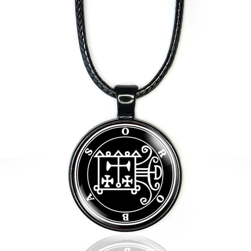 Orobas Sigil Necklace, Ars Goetia Demon Sigil Pendant For Men Or Women ...