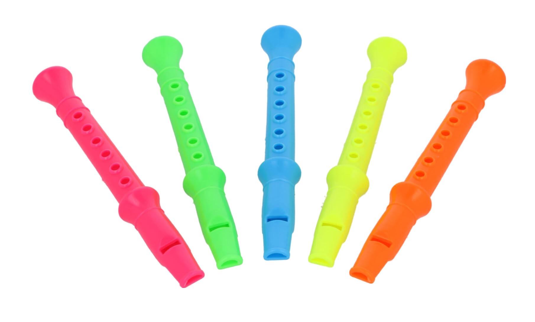Henbrandt 12 x Mini Flutes Whistle Recorders Birthday Party Loot Bag ...