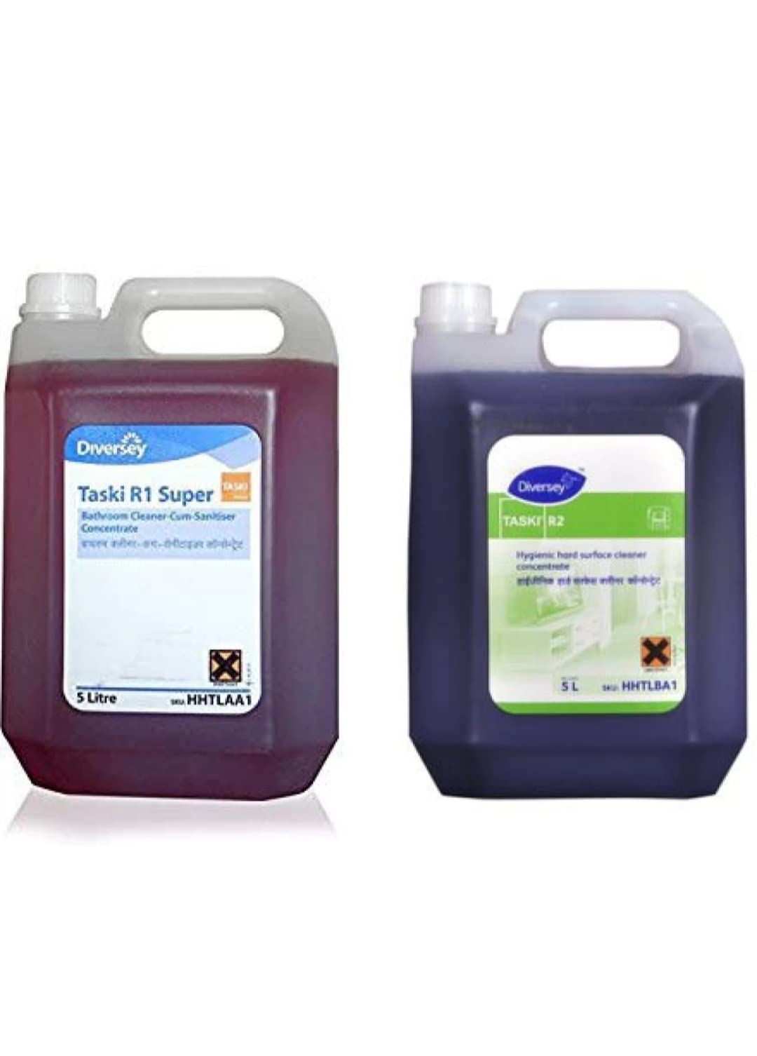 Buy Taski R1 Super Bathroom cleaner cum sanitizer concentrate 5liter ...