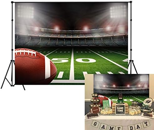 Amazon.com : LB 7x5ft Vinyl Birthday Themed Backdrop American Football ...