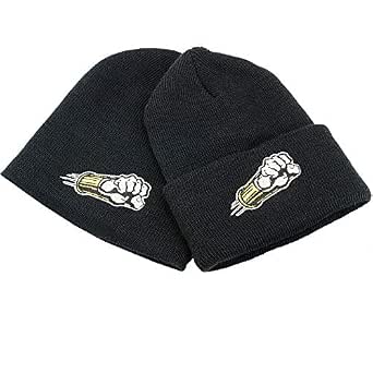 Buy FIVE KNUCKLE BULLET Knit Caps for Men Set of 2, Black, One Size ...