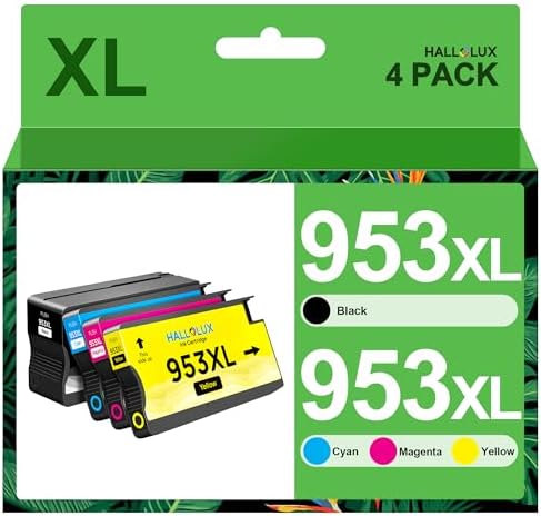 HALLOLUX 953XL Ink Cartridges Remanufactured for HP 953 XL Ink ...
