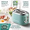 Amazon.com: Mueller Retro Toaster 2 Slice with 7 Browning Levels and 3 ...
