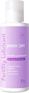Premom Water Based Fertility Lubricant - Pregnancy-Prep Lube for Women ...
