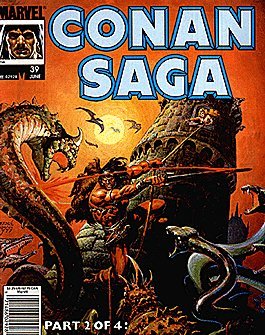 Amazon.com: Conan Saga Magazine (1987 series) #39: Marvel: Books