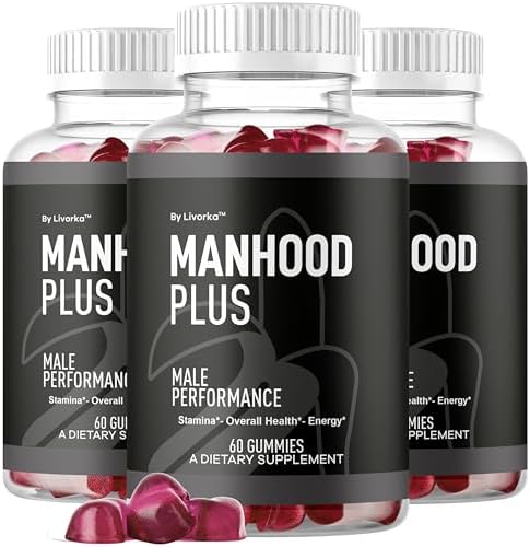 Amazon.com: (3 Pack) Manhood Plus - Manhood Plus Gummies For Men ...