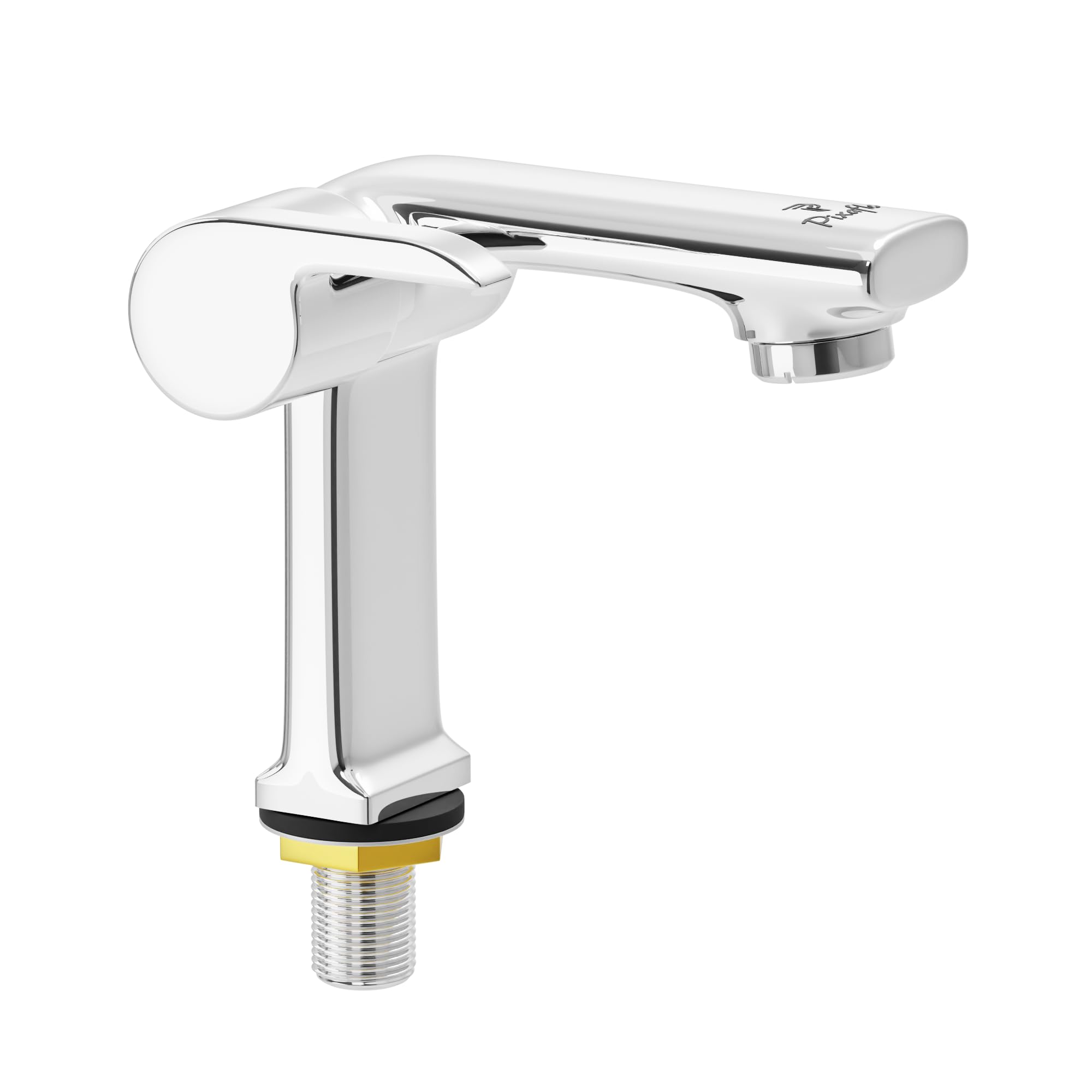 Pixaflo Chocolate Brass Pillar Cock Tap for Wash Basin, Foam Flow ...