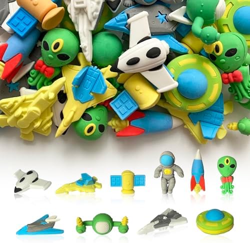 Amazon.com: Kaemi 30 Pcs Space Erasers Desk Pets for Kids Classroom ...