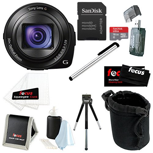 Buy Sony DSC-QX30 DSC-QX30/B Attachable Lens Style Camera with Sony ...