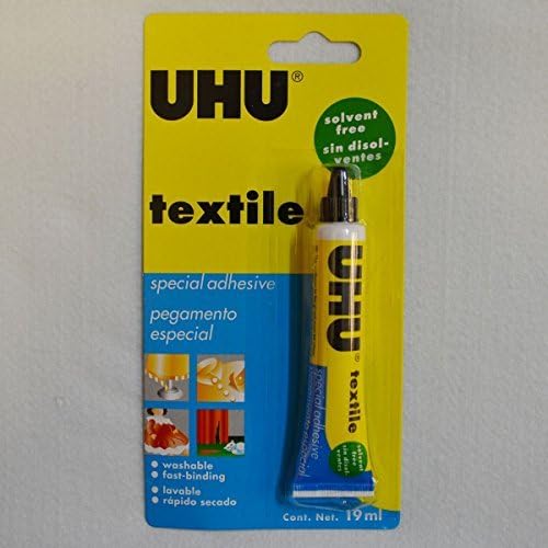 UHU Textile Solvent Free Fabric Glue 19ml by Glue & Sticky Stuff by ...