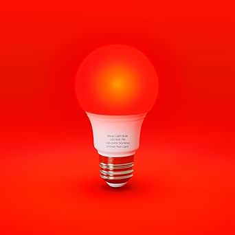 Red Light Bulbs for Sleep 670nm Natural Sleep Aid Lamp Blue Light ...
