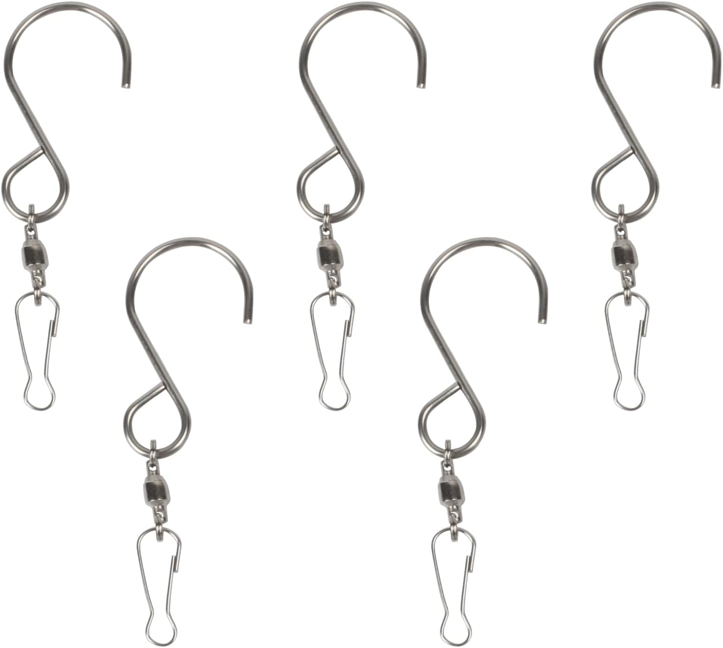 Amazon.com : defutay 5 PCS Smooth Spinner Swivel Hook, Stainless Steel ...