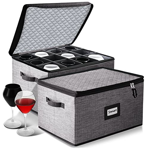 Amazon Best Sellers: Best Stemware Storage Cases