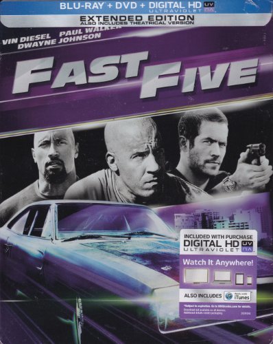 Amazon.com: Fast Five (Steelbook) by Universal Studios Home ...