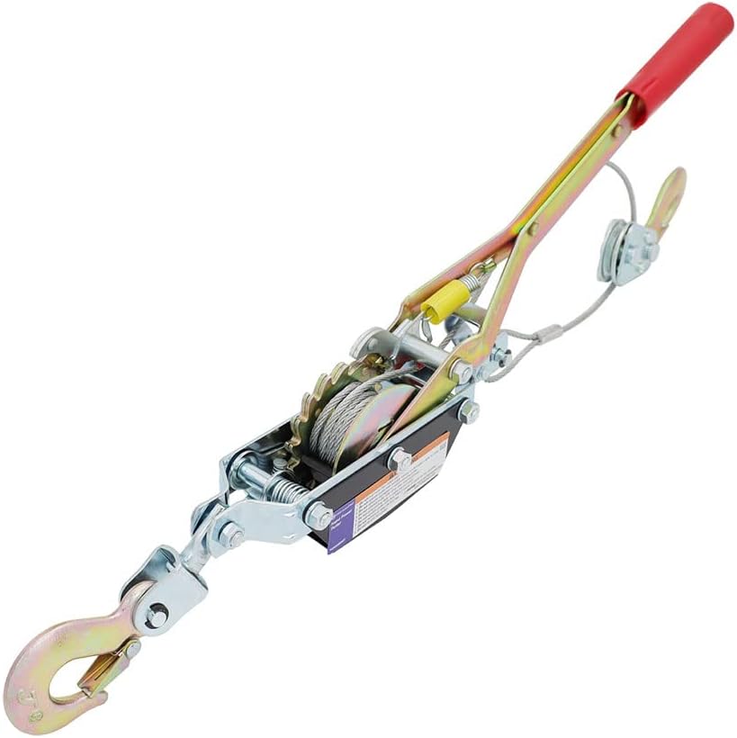 Amazon.com: MichaelPro 1-Ton Power Hand Winch Puller, Winch Puller for ...