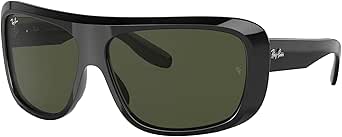 Amazon.com: Ray-Ban Rb2196 Blair Gafas de sol rectangulares, Negro ...
