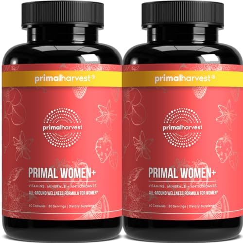 Amazon.com: Primal Harvest Multivitamin for Women Vitamin A, Vitamin C ...