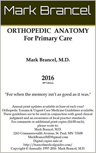 Amazon.com: Orthopedic Anatomy For Primary Care eBook : Brancel, Mark ...