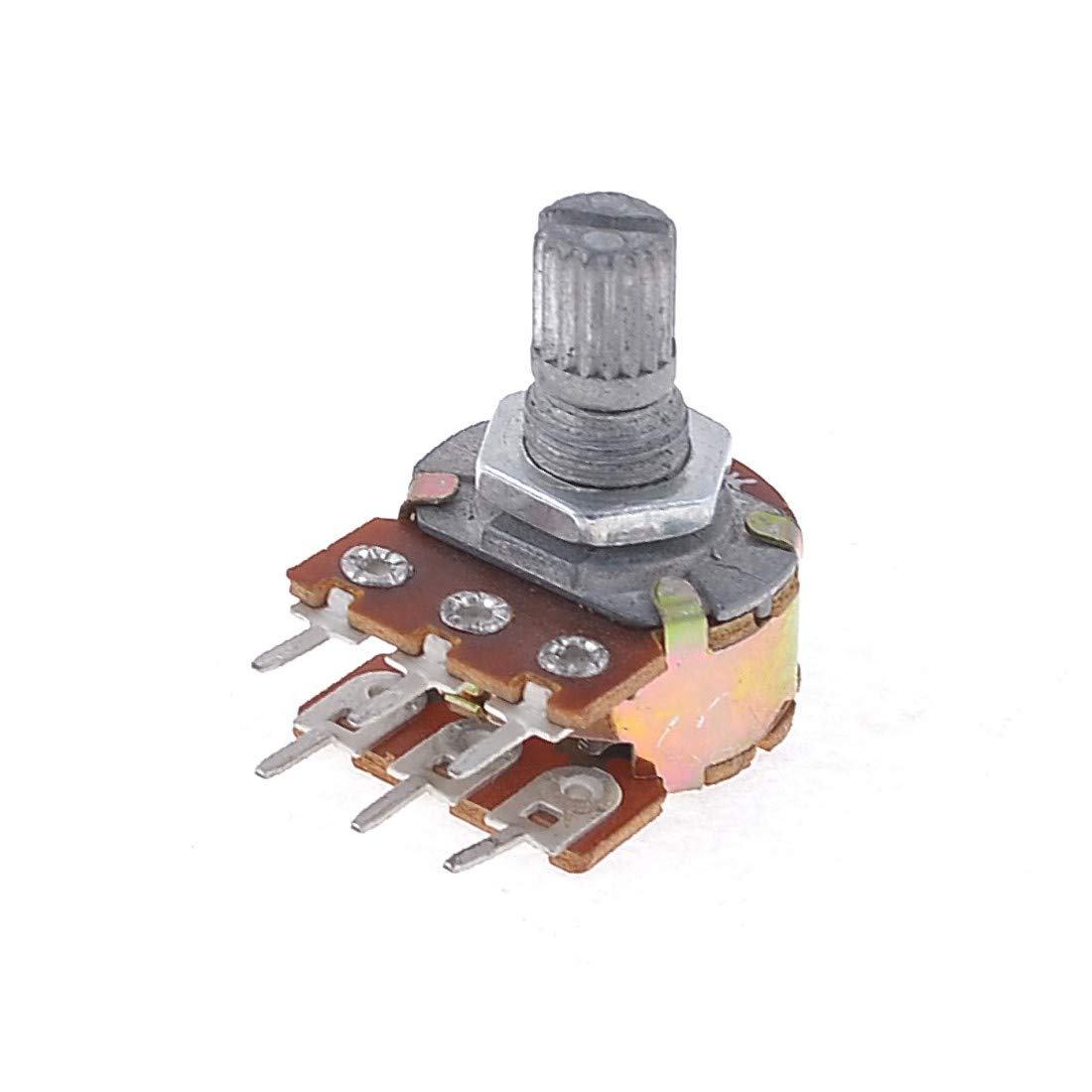 Buy New Lon0167 B10K 10K Ohm Dual Linear Rotary Knurled Shaft ...