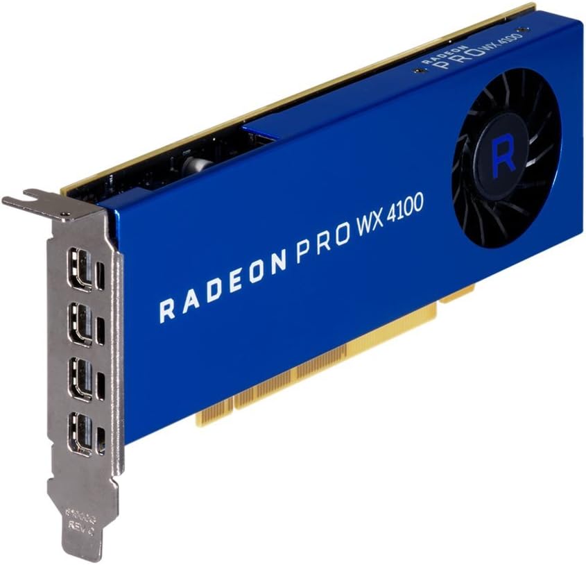 Amazon.com: AMD Radeon Pro WX4100 Graphics Card Blue (100-506008 ...