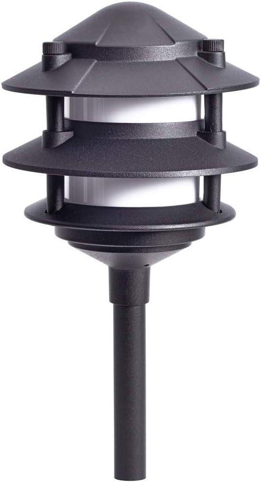 Paradise Laurentide Low Voltage 11W/12V 3 Tier Walklight, Path Light ...