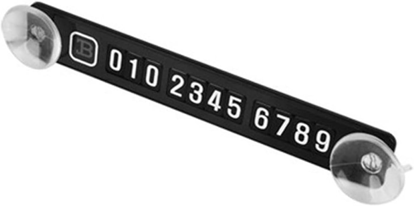 Amazon.com: Leadigol Temporary Car Parking Card Number Plate,Hidden ...