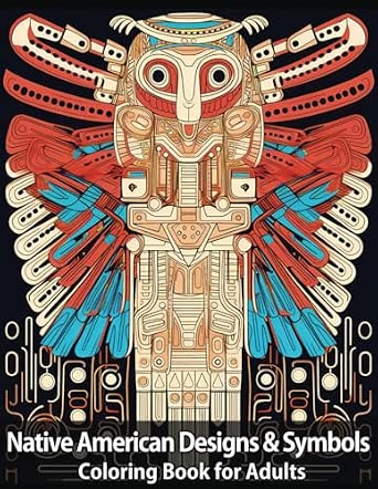 Amazon.com: Native American Designs & Symbols Coloring Book for Adults ...