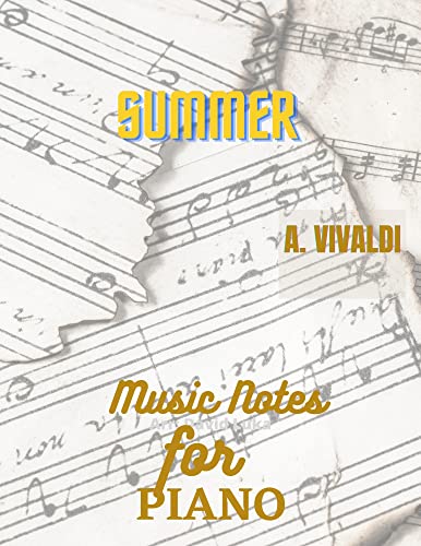 A. Vivaldi - Summer: Music notes for Piano eBook : Luka, David : Amazon ...