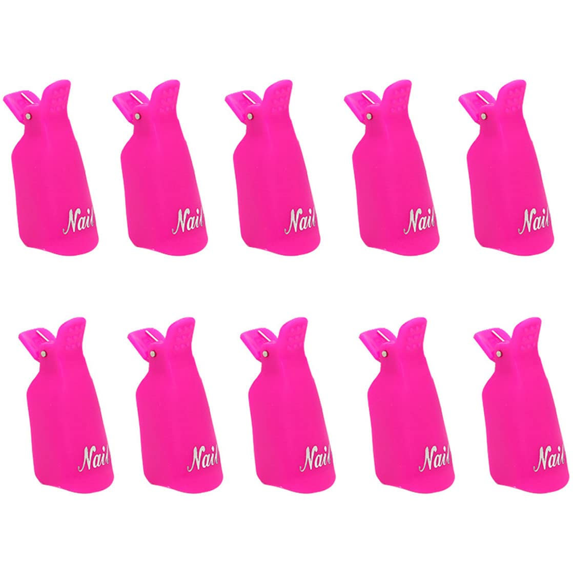 Nail Remove Clips Plastic Gel Nails Art Soak Off Wrap Clip Acrylic UV ...