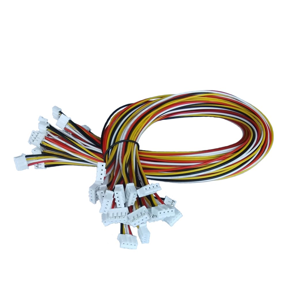 Amazon.com: 20Pcs JST PH2.0mm 4PIN Female Connection Plug 40cm Length ...