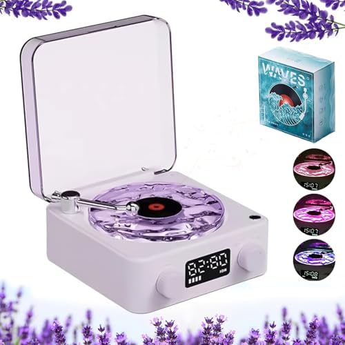 Amazon.com: spicssa Aqua Vinyl Speaker, Waves Vinyl Bluetooth Speaker ...