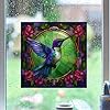 Amazon.com: 4 Stained Glass Anti-Collision Hummingbird Window Clings ...
