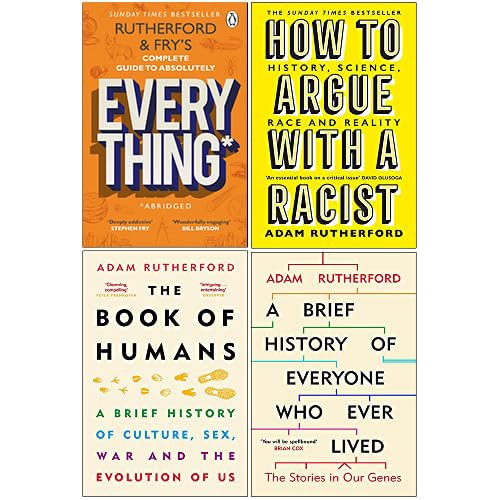 Adam Rutherford 4 Books Collection Set (Complete Guide to Absolutely ...