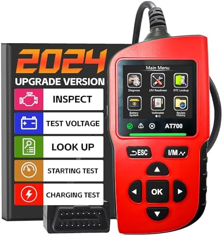 Amazon.com: AT700 Enhanced OBD2 Scanner Diagnostic Tool, Color Screen ...