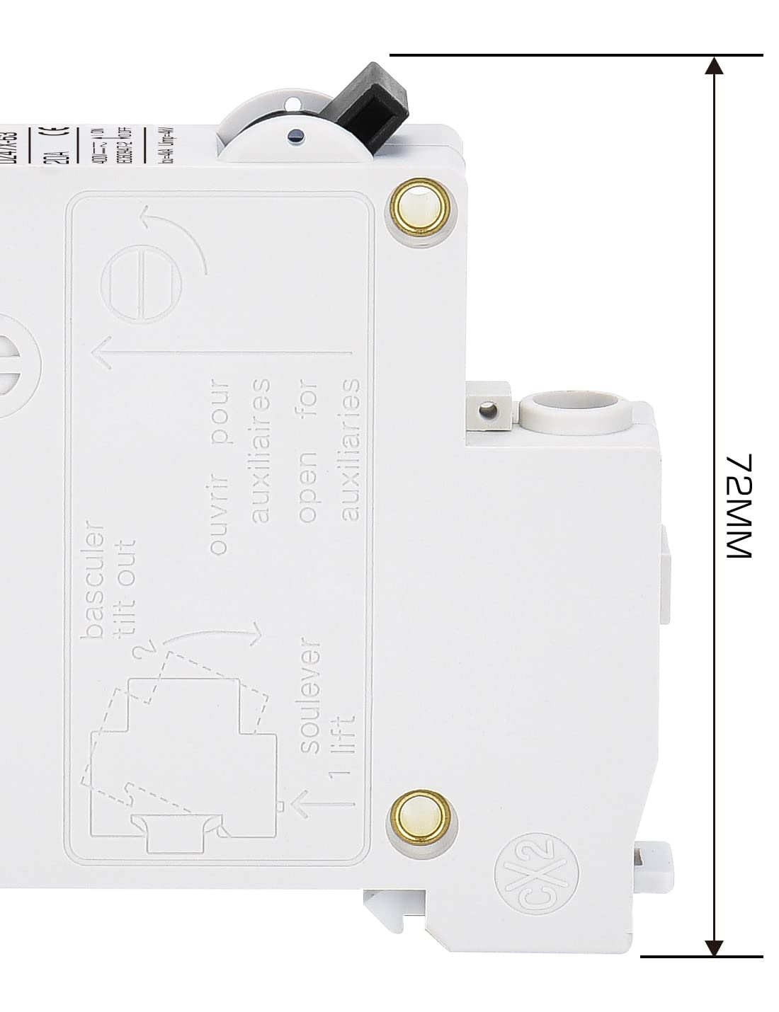 Snapklik.com : AC/DC Miniature Circuit Breakers, 2 Pack, Single Pole 20 ...