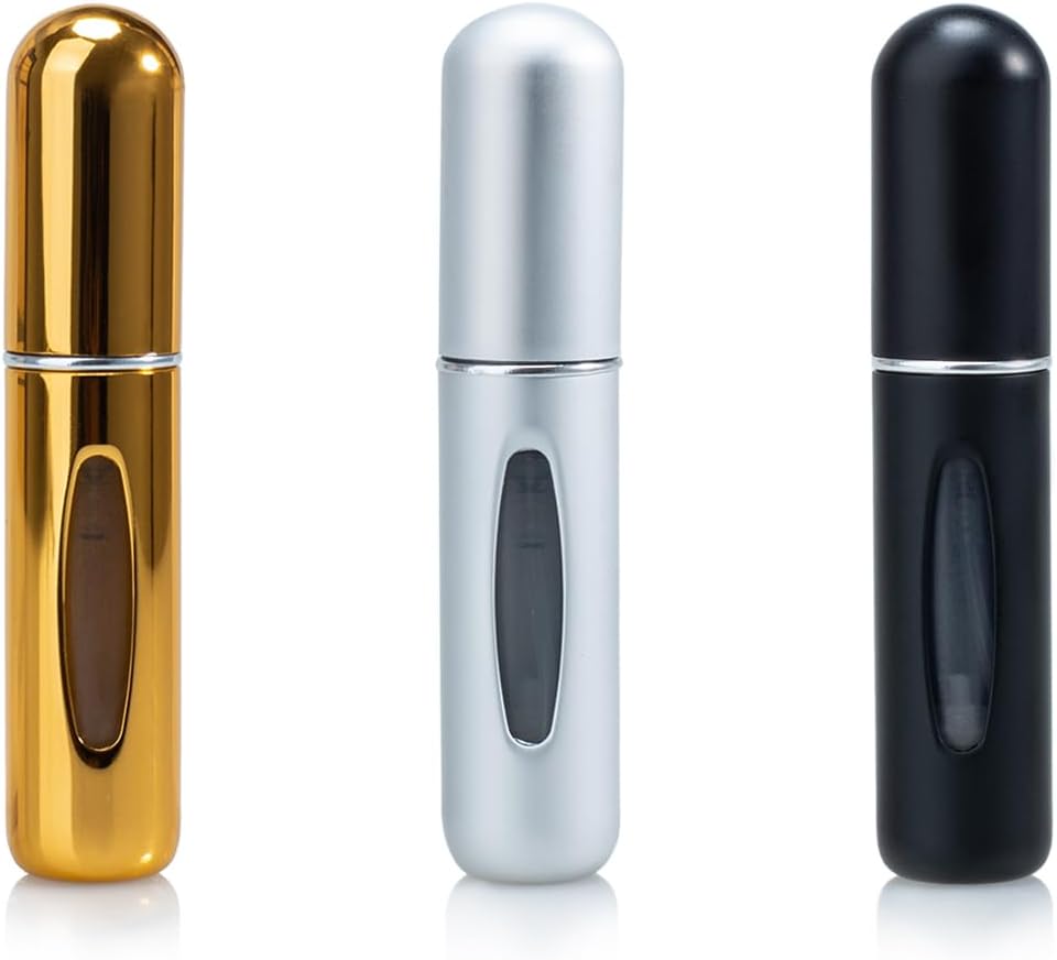 Amazon.com: KoMe Premium Perfume Atomizer Set - 3 Pack Luxurious 5ml ...