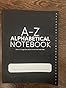 A-Z Alphabetical Notebook 8.5"x11" Large Size Ruled Journal with Index ...