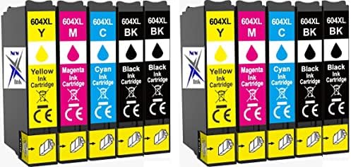 Now Ink Ltd Pineapple 604 XL FULL SET Ink Cartridges Replacement for ...