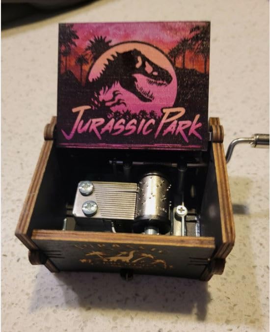 UMANI® Music Box - Hand Crank Engraved Vintage Wooden Music Box Gifts ...