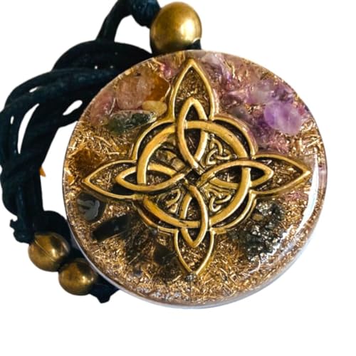 Amazon.com: Orgone Celtic Wicca Knot Necklace, Viking Trinity Irish ...