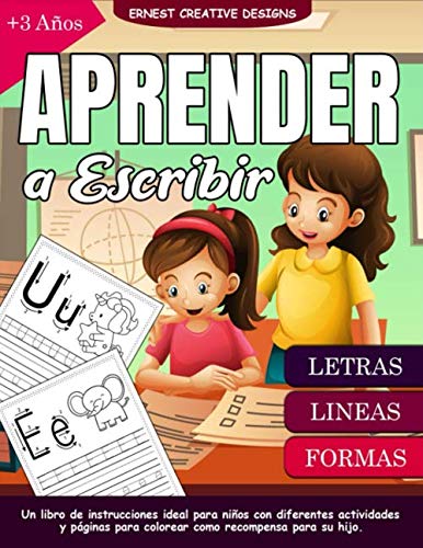 Buy Aprender a escribir: Letras para niños - Libro de actividades para ...