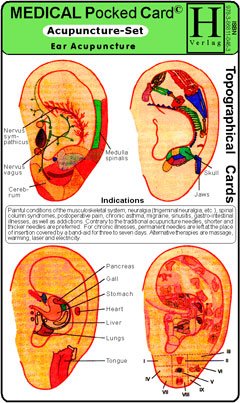 Acupuncture-Set consisting of: 1. Ear Acupuncture, 2. Acupuncture ...