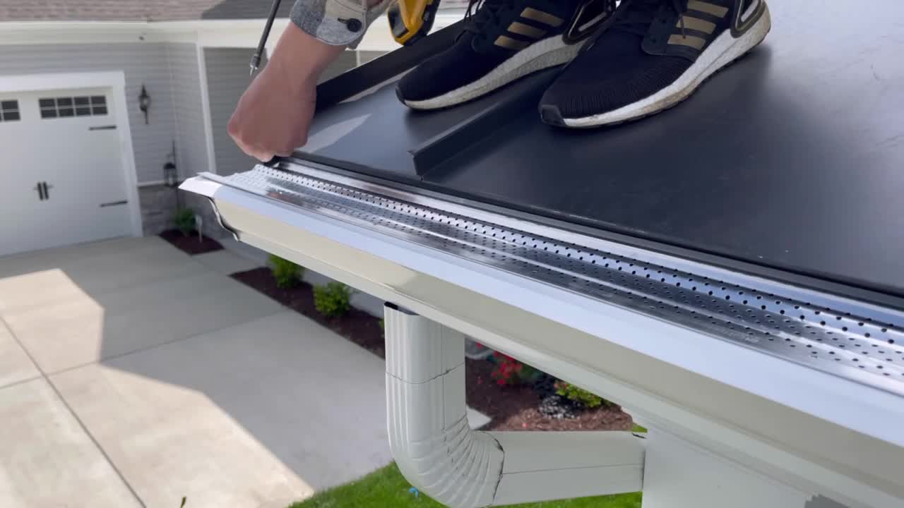Watch How to install gutter edge with a gutter guard on Amazon Live