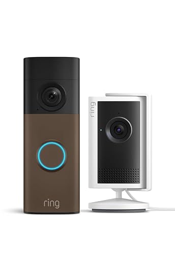 All-new Ring Battery Video Doorbell + Ring Indoor Camera Plus : Amazon ...